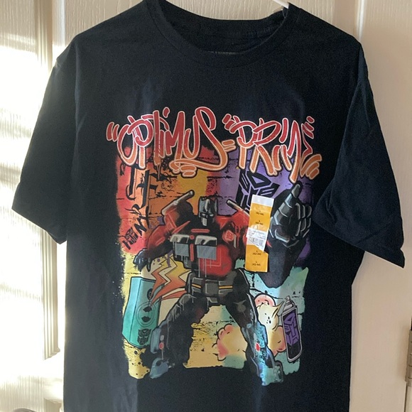 Shirts | New Transformers Optimus Prime Spray Paint Tee | Poshmark